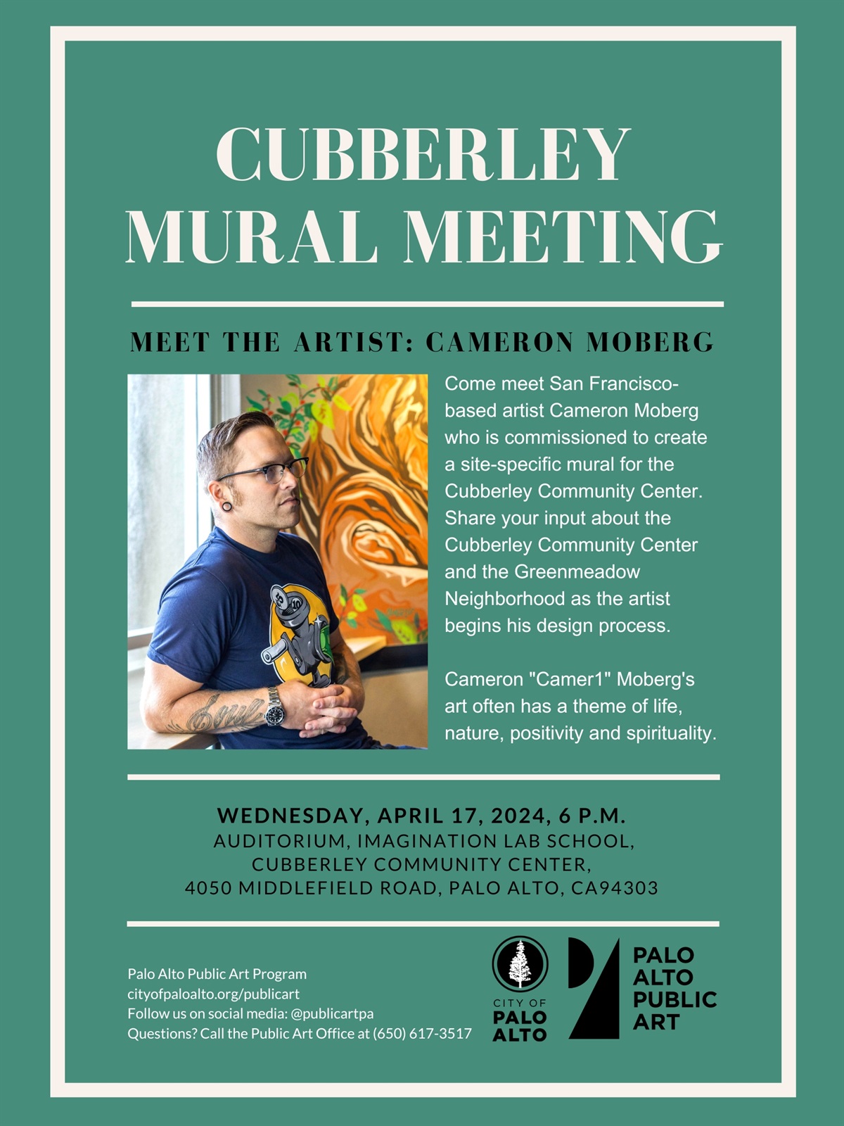 Cubberley Mural Meeting – City of Palo Alto, CA