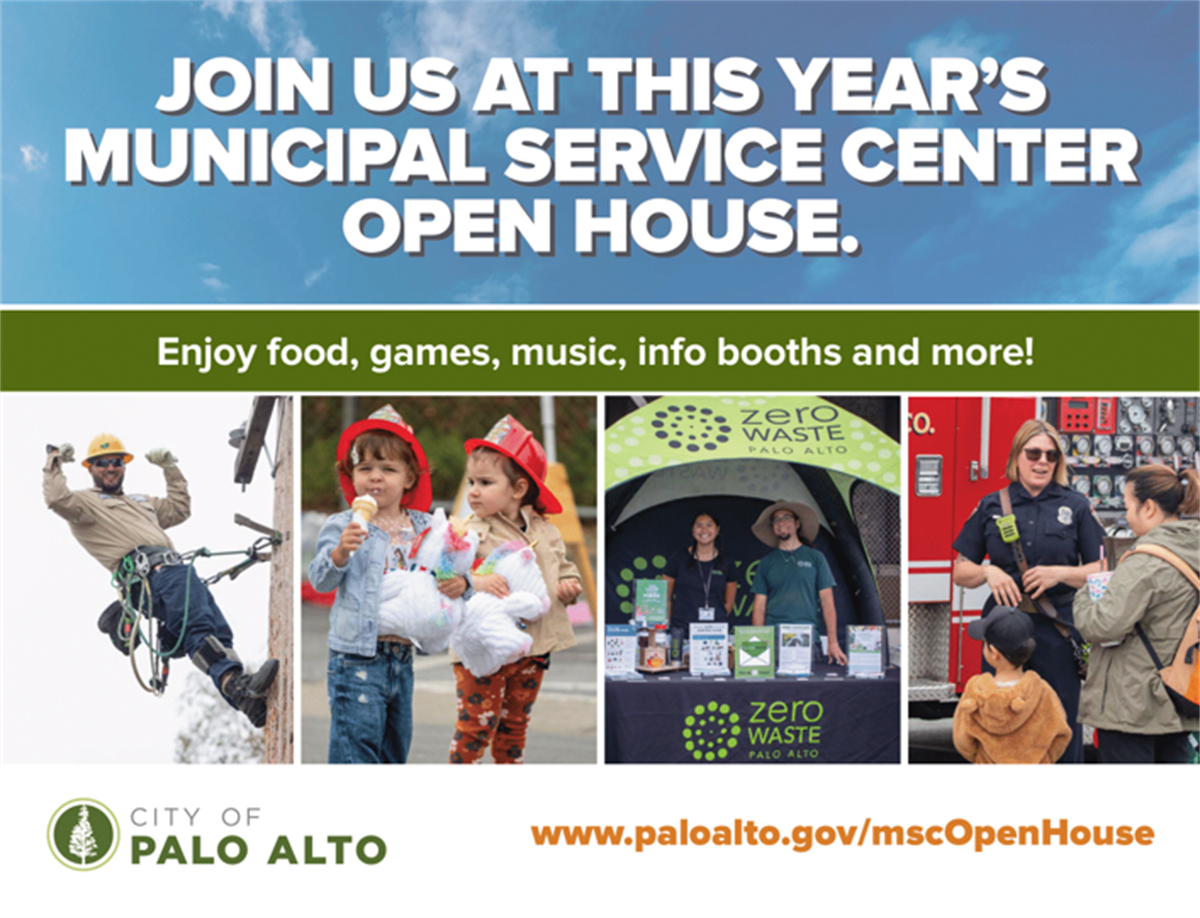 Municipal Service Center (MSC) Open House – City of Palo Alto, CA